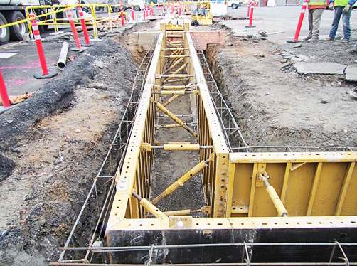 Mise en oeuvre de la paroi moulée - ABC-MACONNERIE